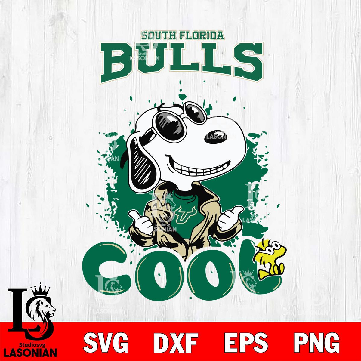 South Florida Bulls Snoopy Sport 7 – lasoniansvg