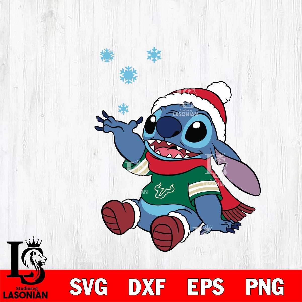 South Florida Bulls Stitch Wearing Winter Scarf – lasoniansvg