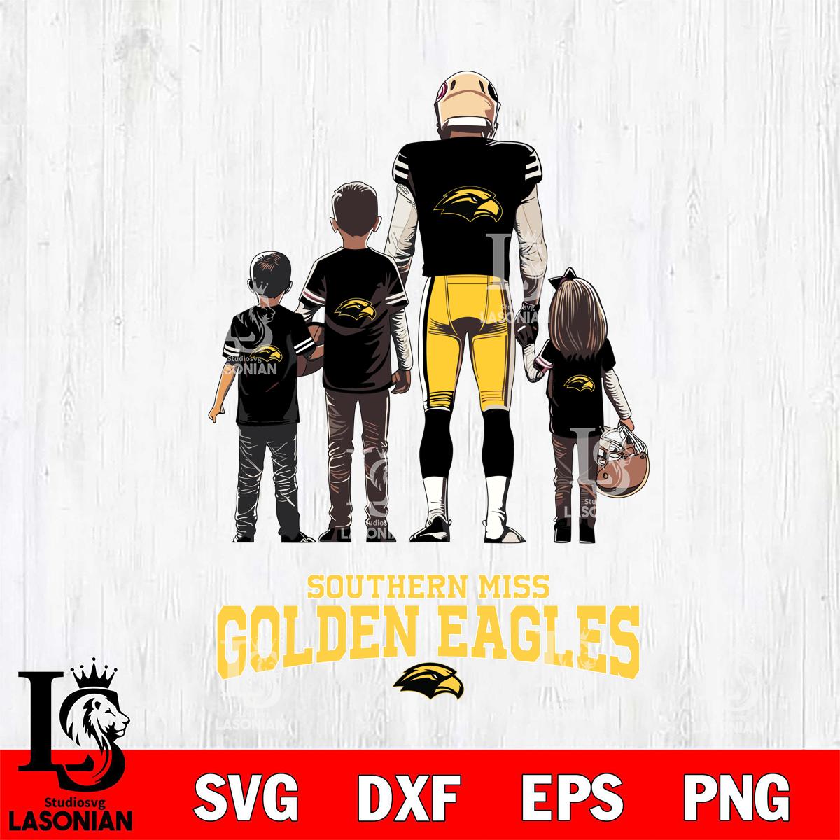 Southern Miss Golden Eagles Father Football – lasoniansvg