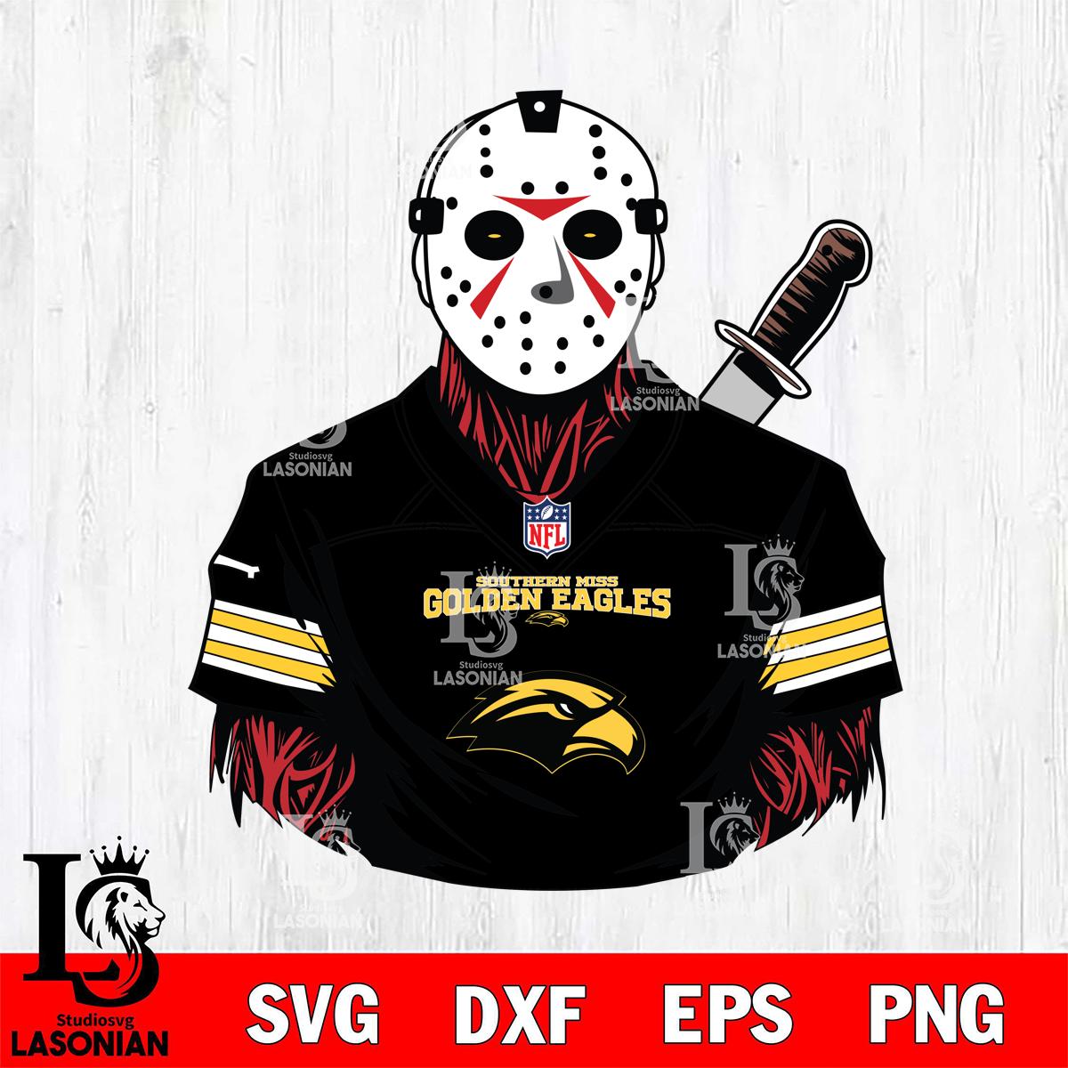 Southern Miss Golden Eagles Jason Voorhees Horror 4 – lasoniansvg