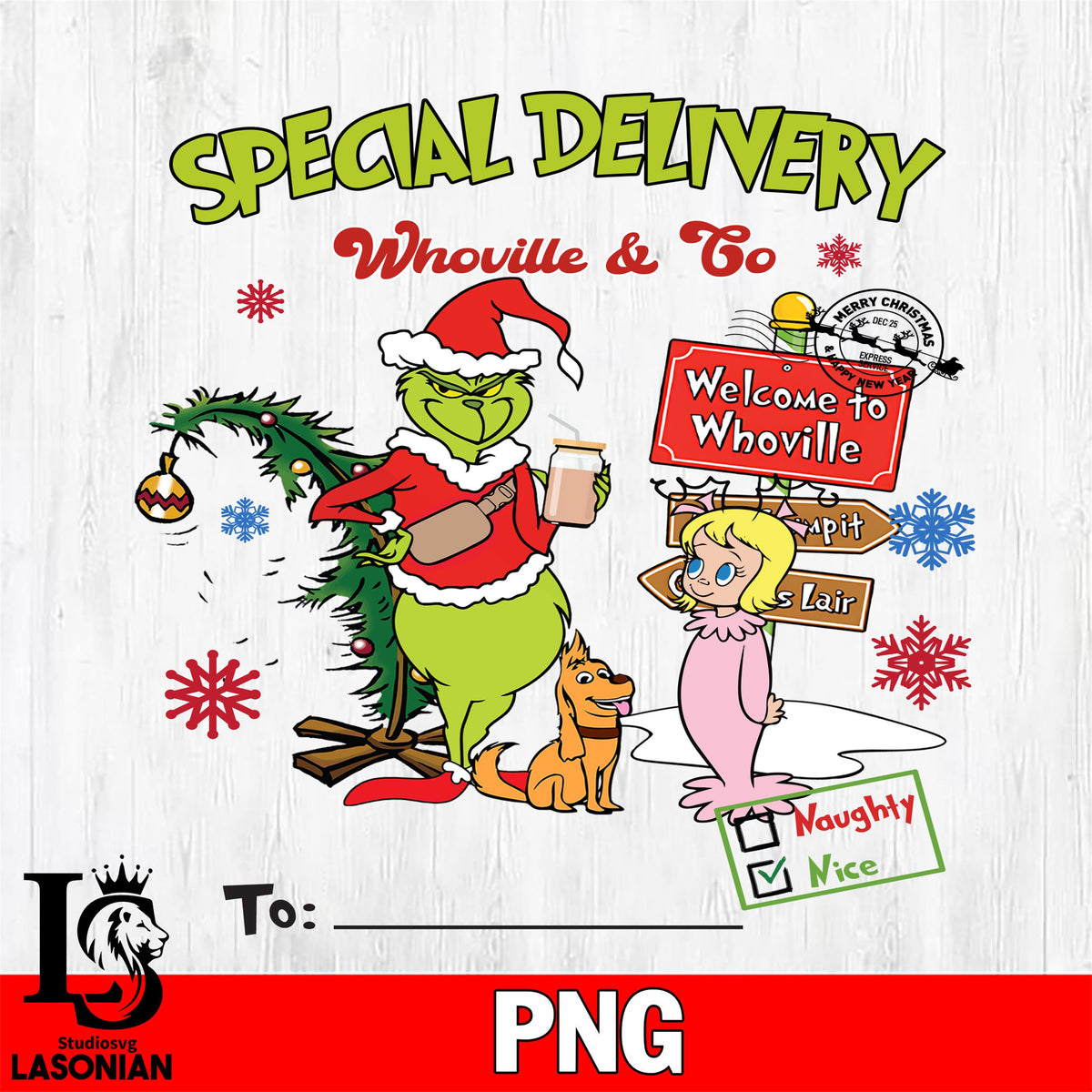 Special Delivery Grinch – lasoniansvg
