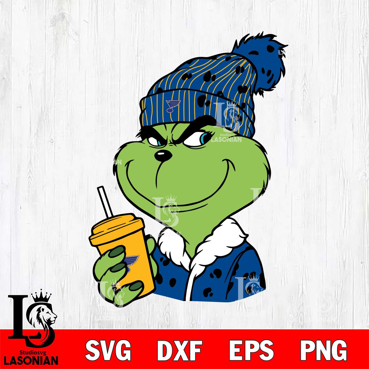 St Louis Blues Boujee Grinch 3 – lasoniansvg