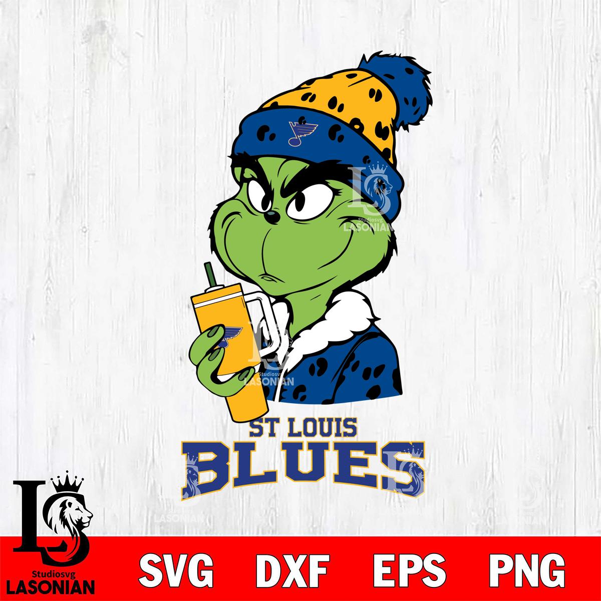 St Louis Blues Grinch Bougie Leopard – lasoniansvg