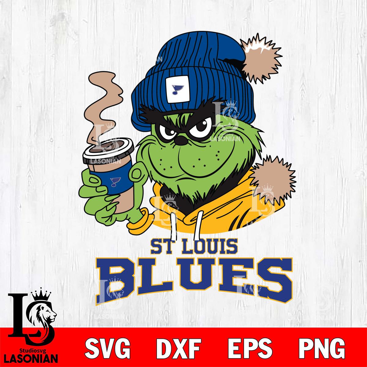 St Louis Blues Grinch Cofffe Hoodie – lasoniansvg