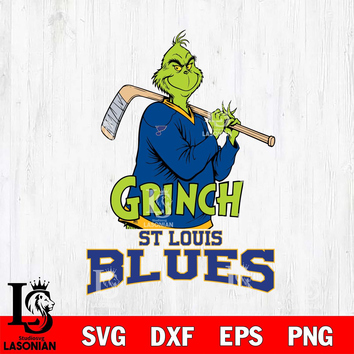 St Louis Blues Grinch Hockey – lasoniansvg