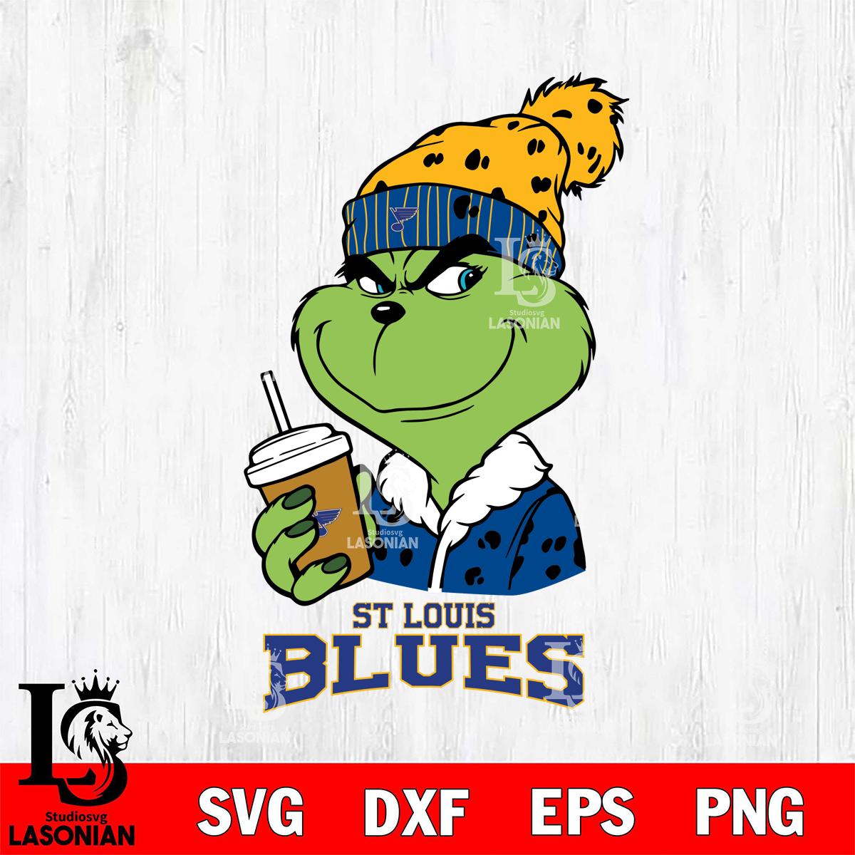 St Louis Blues Grinch hat – lasoniansvg