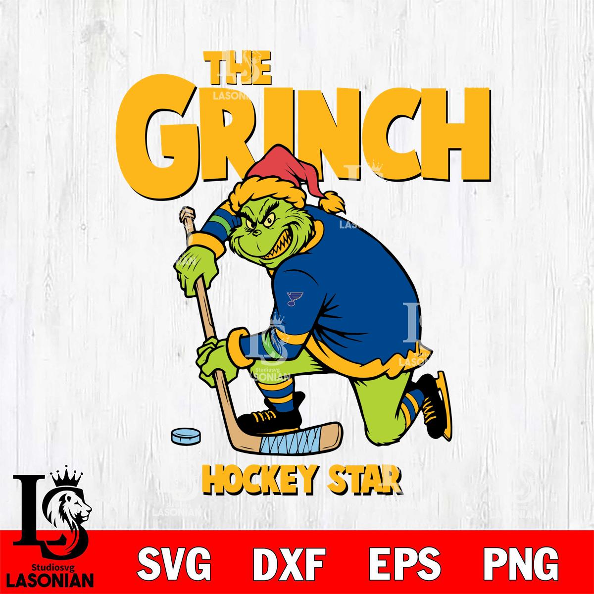 St Louis Blues The Grinch Hockey Star – lasoniansvg