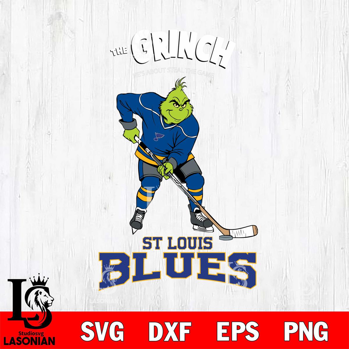St Louis Blues The Grinch Hockey The Game – lasoniansvg
