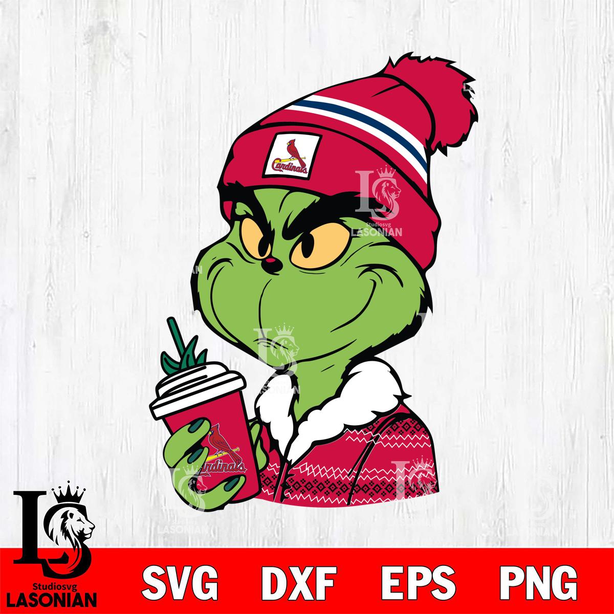 St Louis Cardinals Boujee Grinch – lasoniansvg