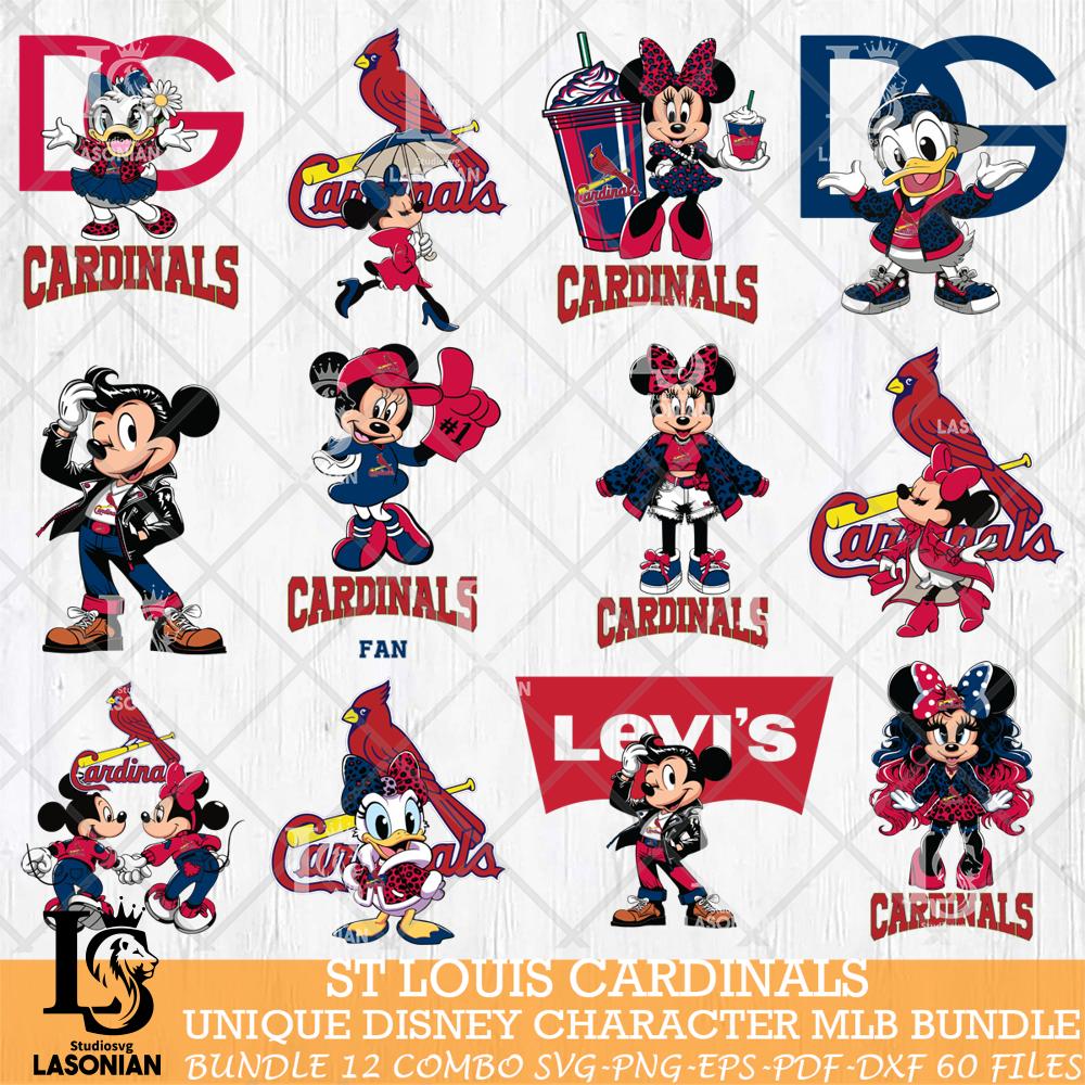 St Louis Cardinals Disney character MLB Bundle 12 – lasoniansvg