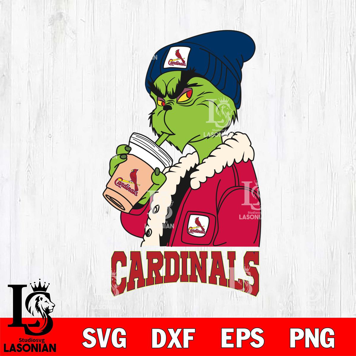 St Louis Cardinals Grinch Bougie Football – lasoniansvg