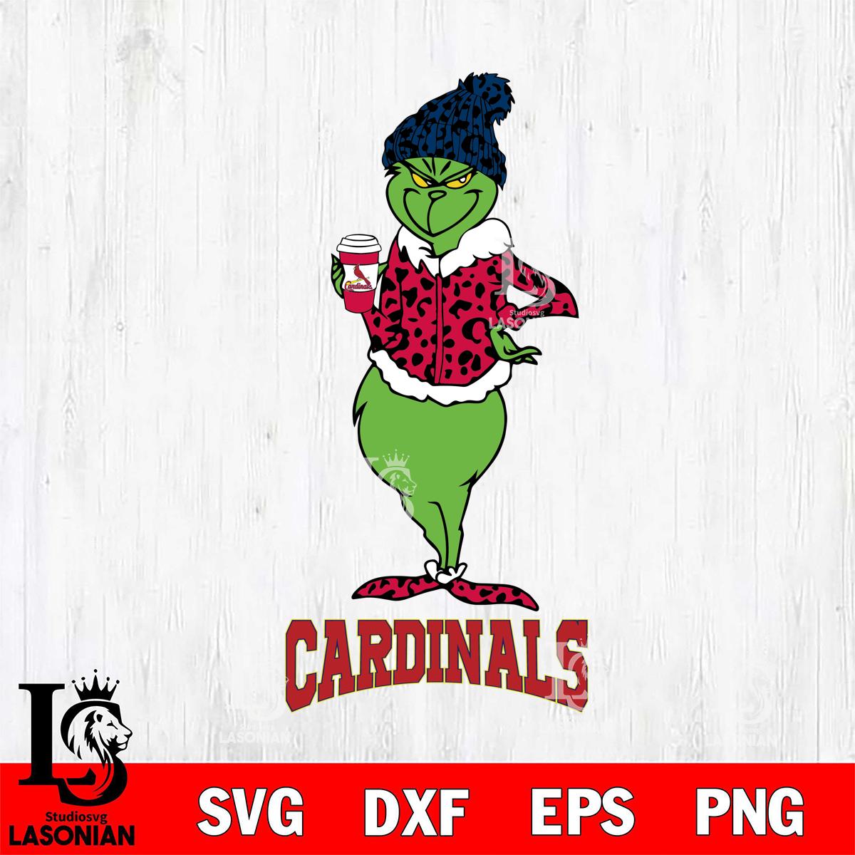 St Louis Cardinals Grinch Leopard Coffee – lasoniansvg