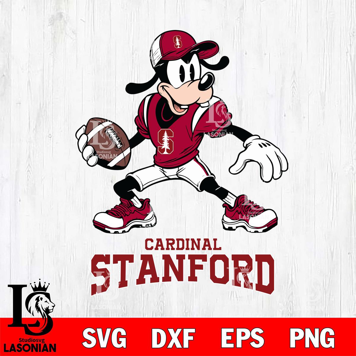 Stanford Cardinal Goofy Disney – lasoniansvg