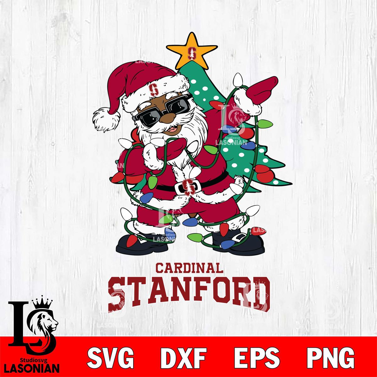 Stanford Cardinal Santa Claus Ugly Christmas – lasoniansvg