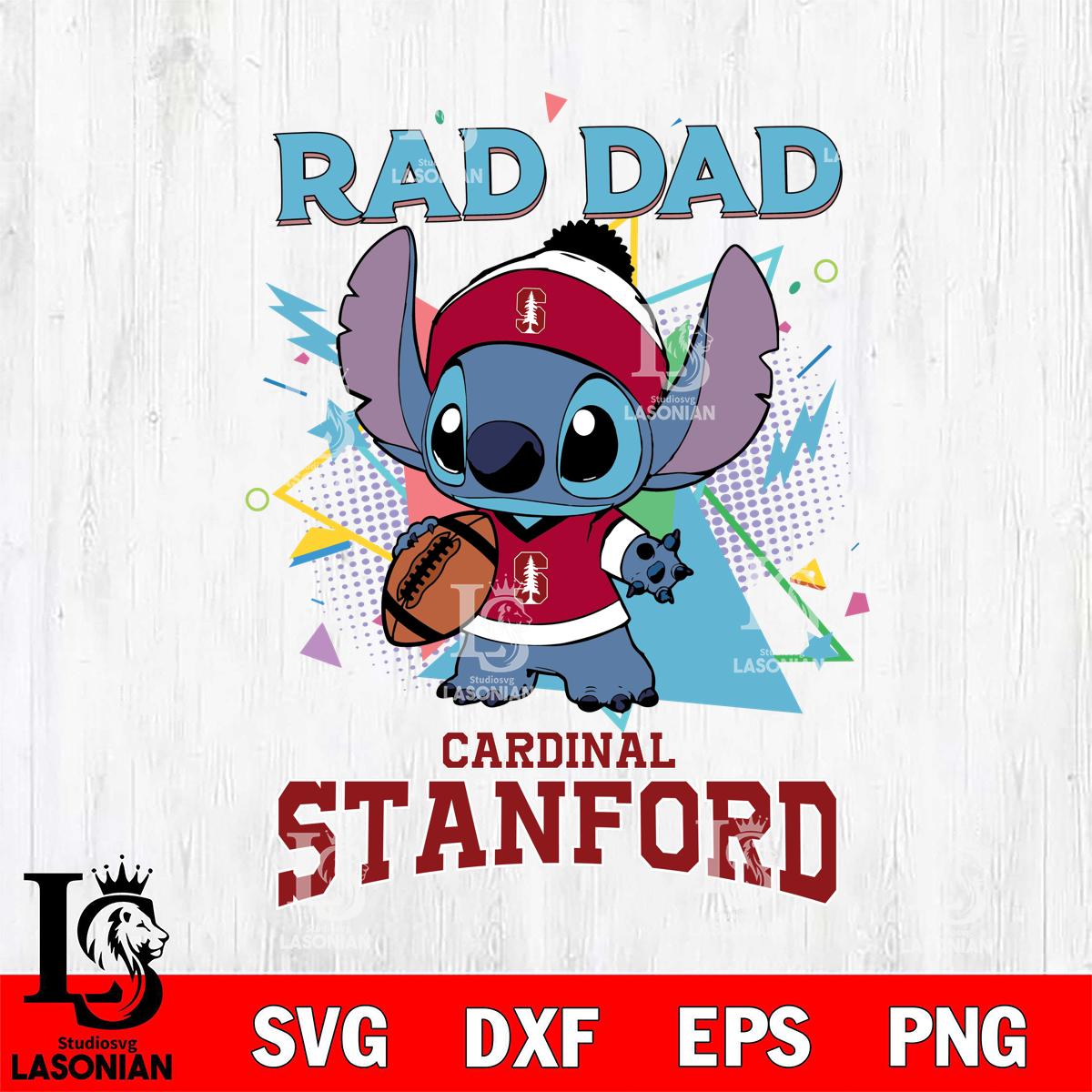 Stanford Cardinal Stitch Rad Dad – lasoniansvg