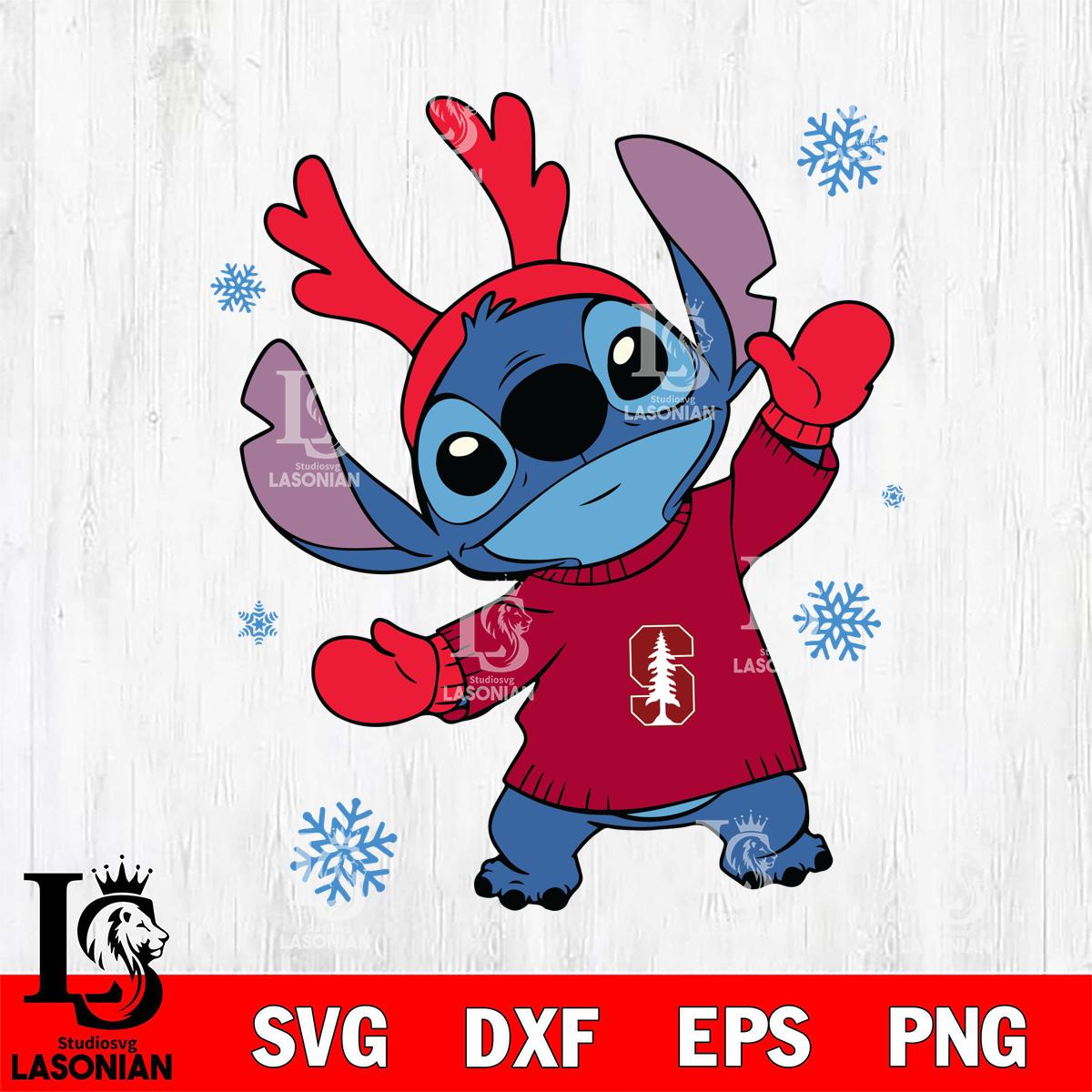 Stanford Cardinal Stitch Santa Christmas – lasoniansvg