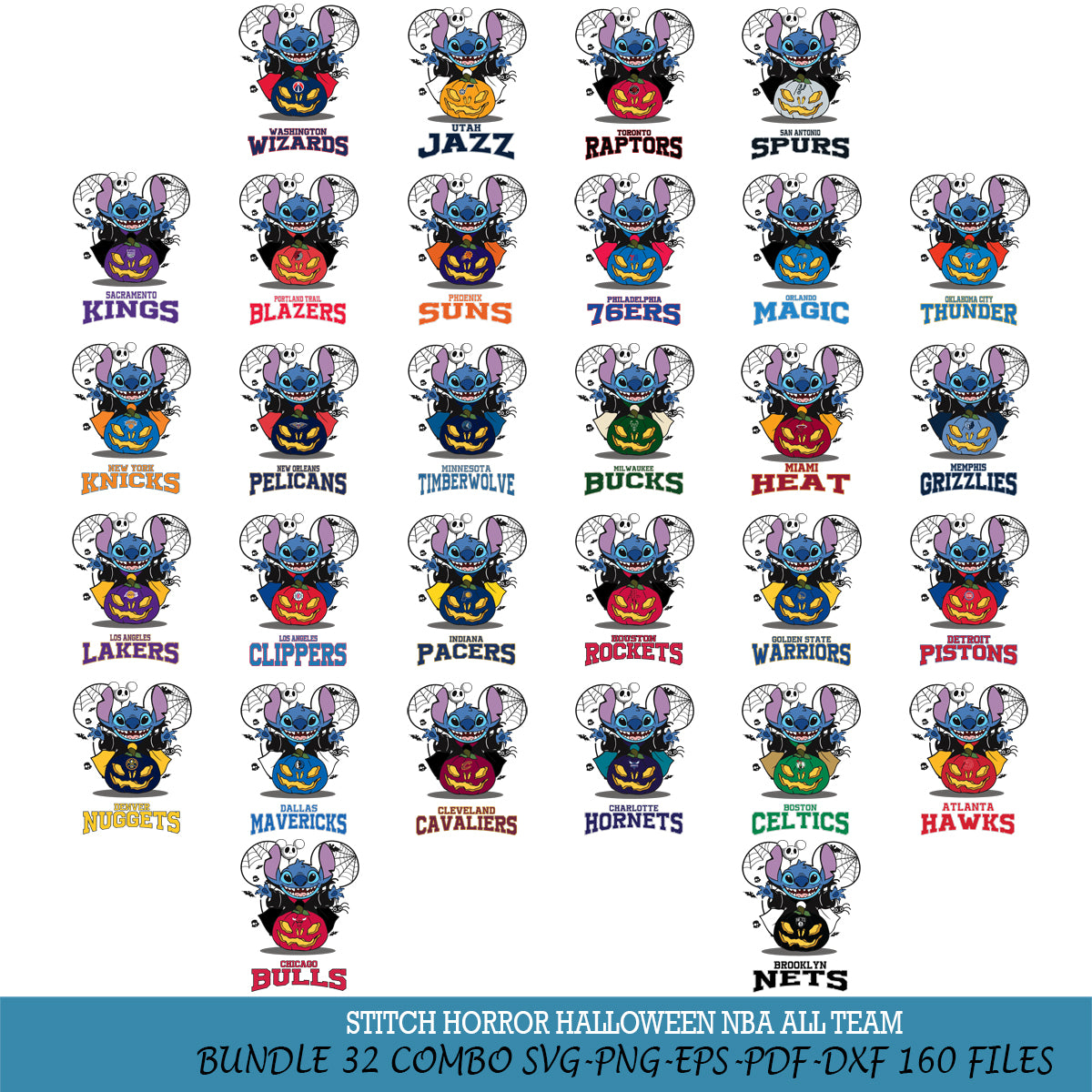 Stitch Horror Halloween NBA – lasoniansvg