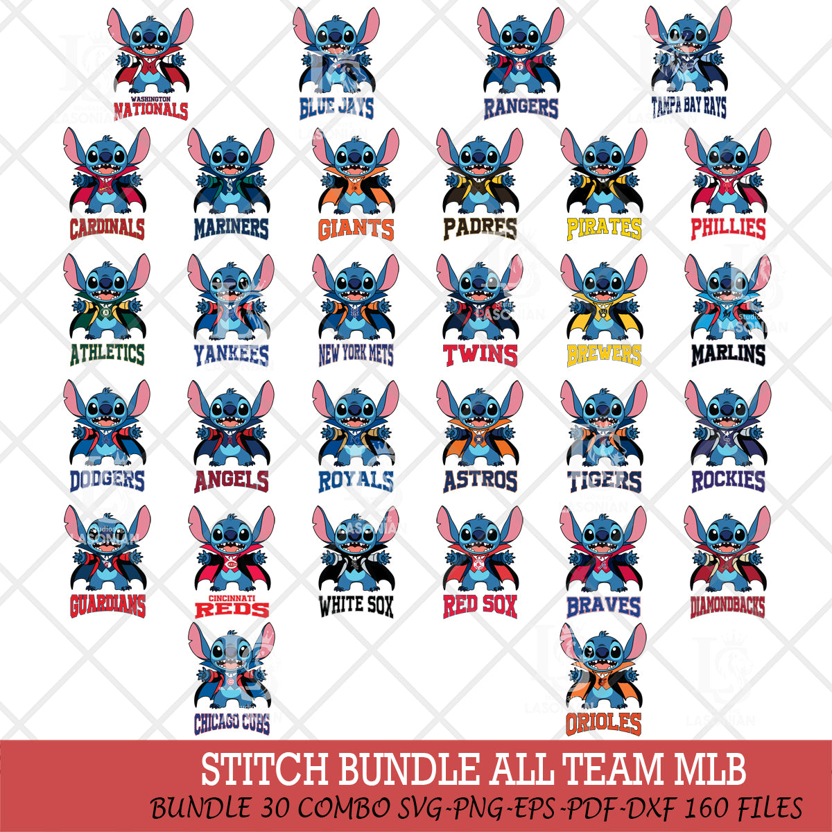 Stitch Vampire halloween MLB – lasoniansvg