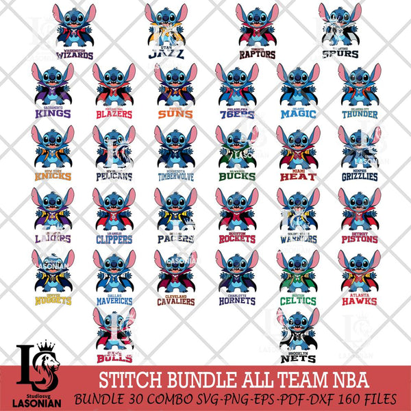 Stitch Vampire halloween NBA – lasoniansvg