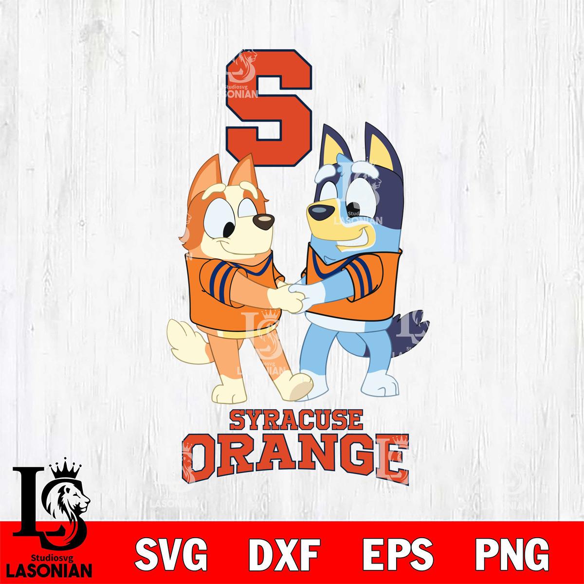 Syracuse Orange Bluey Chilli Dance – lasoniansvg