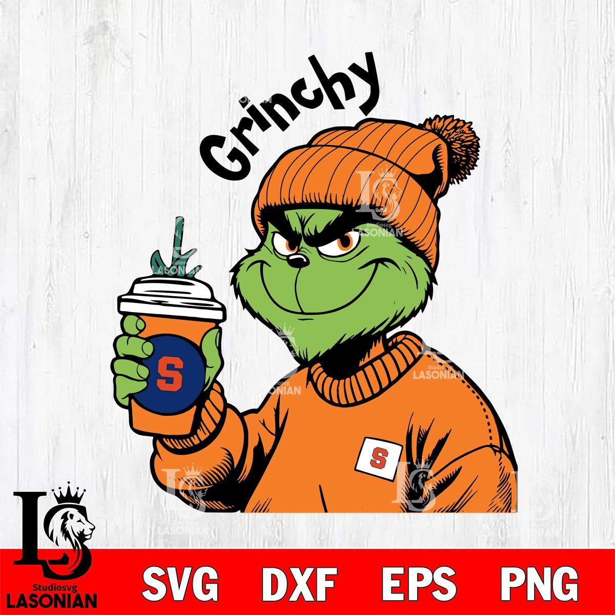 Syracuse Orange Boujee Grinch 10 – lasoniansvg