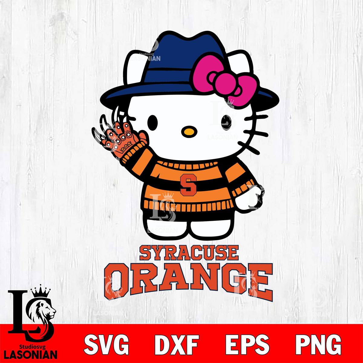 Syracuse Orange Hello Kitty Horror 6 – lasoniansvg