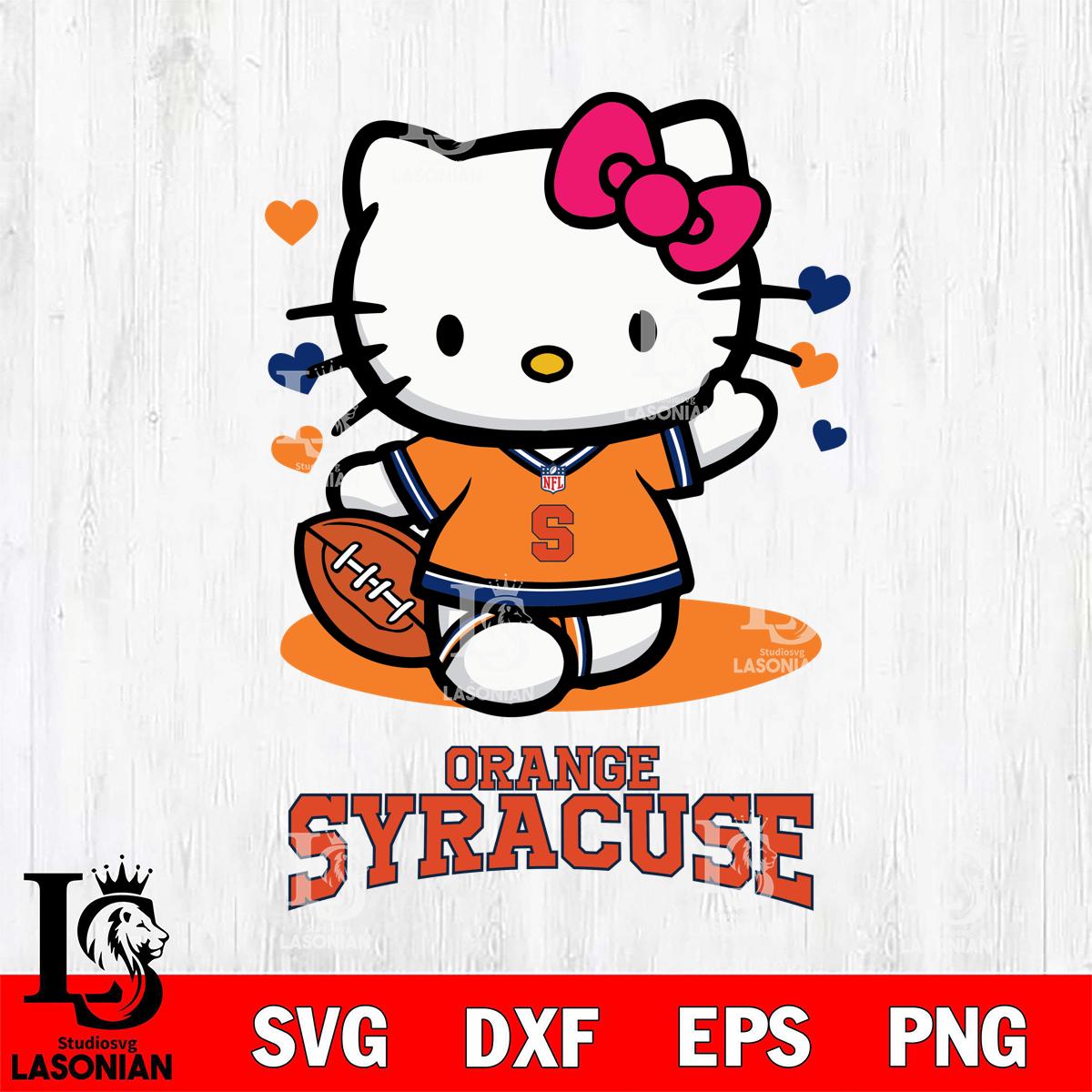Syracuse Orange Hello Kitty NCAA 3 – lasoniansvg