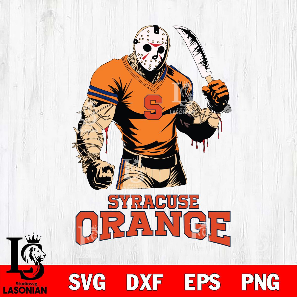 Syracuse Orange Jason Voorhees – lasoniansvg