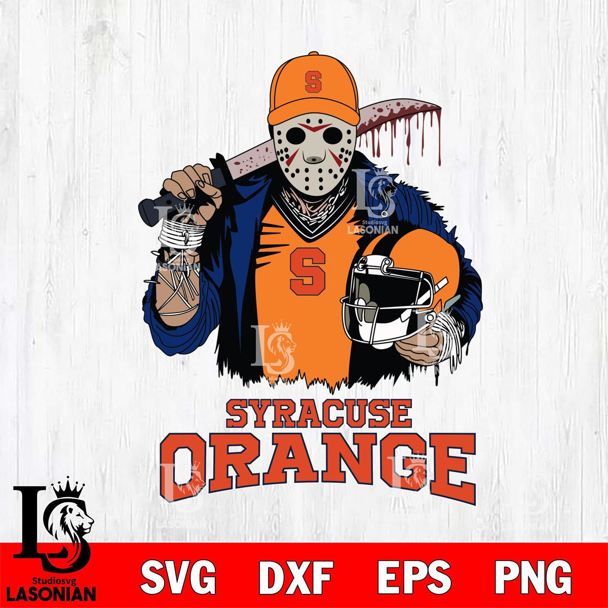 Syracuse Orange Jason Voorhees 2 – lasoniansvg