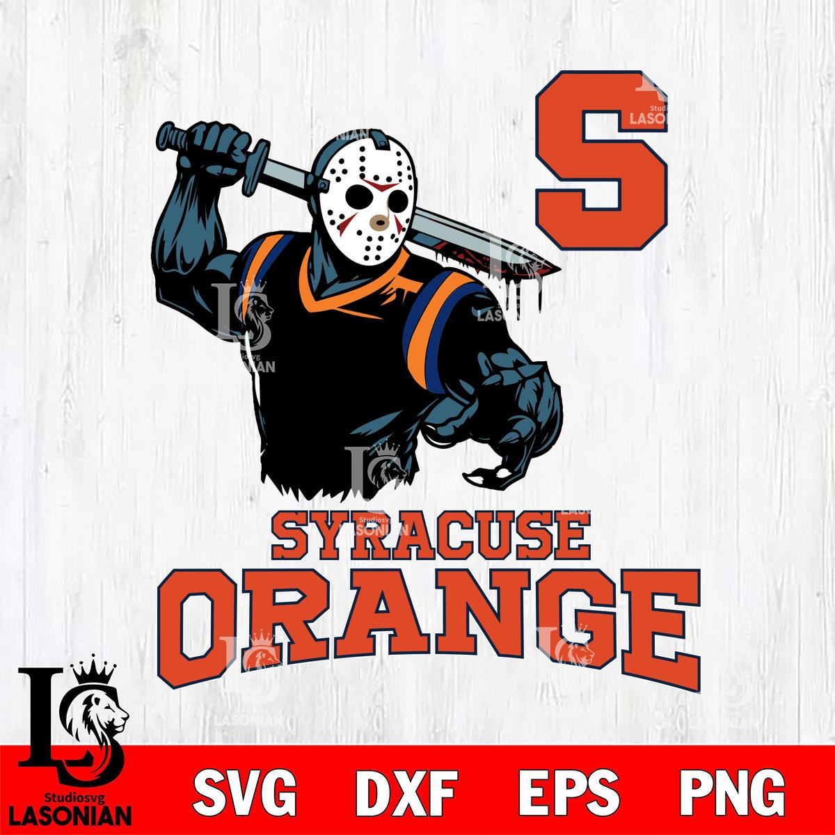 Syracuse Orange Jason Voorhees 5 – lasoniansvg