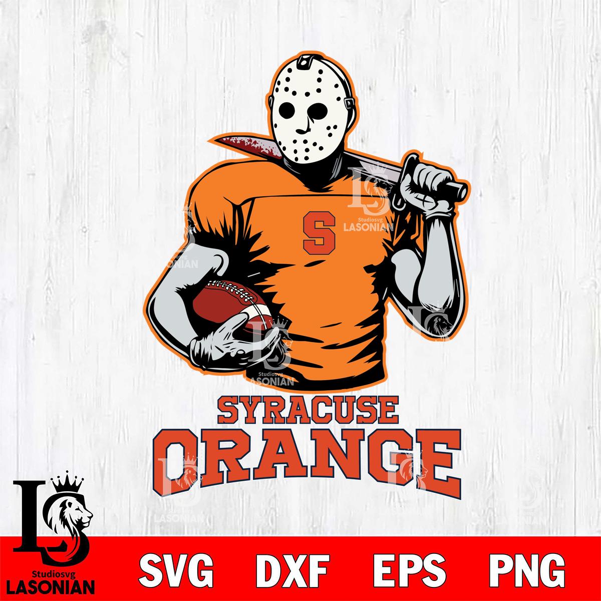 Syracuse Orange Jason Voorhees 9 – lasoniansvg