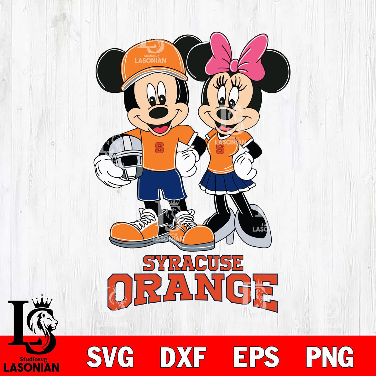 Syracuse Orange Mickey Minnie Mouse Helmet – lasoniansvg