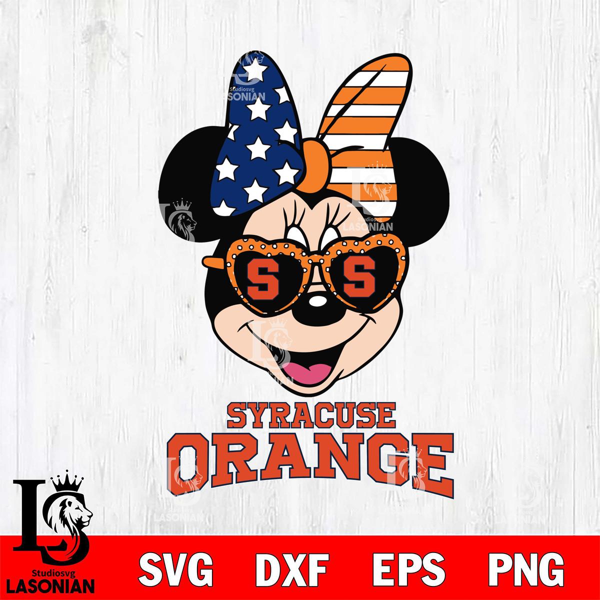 Syracuse Orange Minnie Mouse Love 2 – lasoniansvg