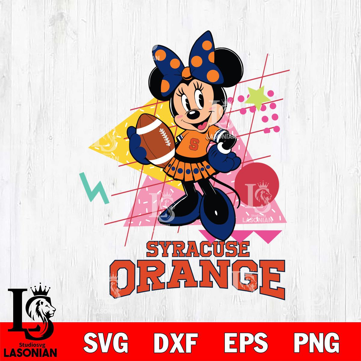 Syracuse Orange Minnie Mouse Sport – lasoniansvg