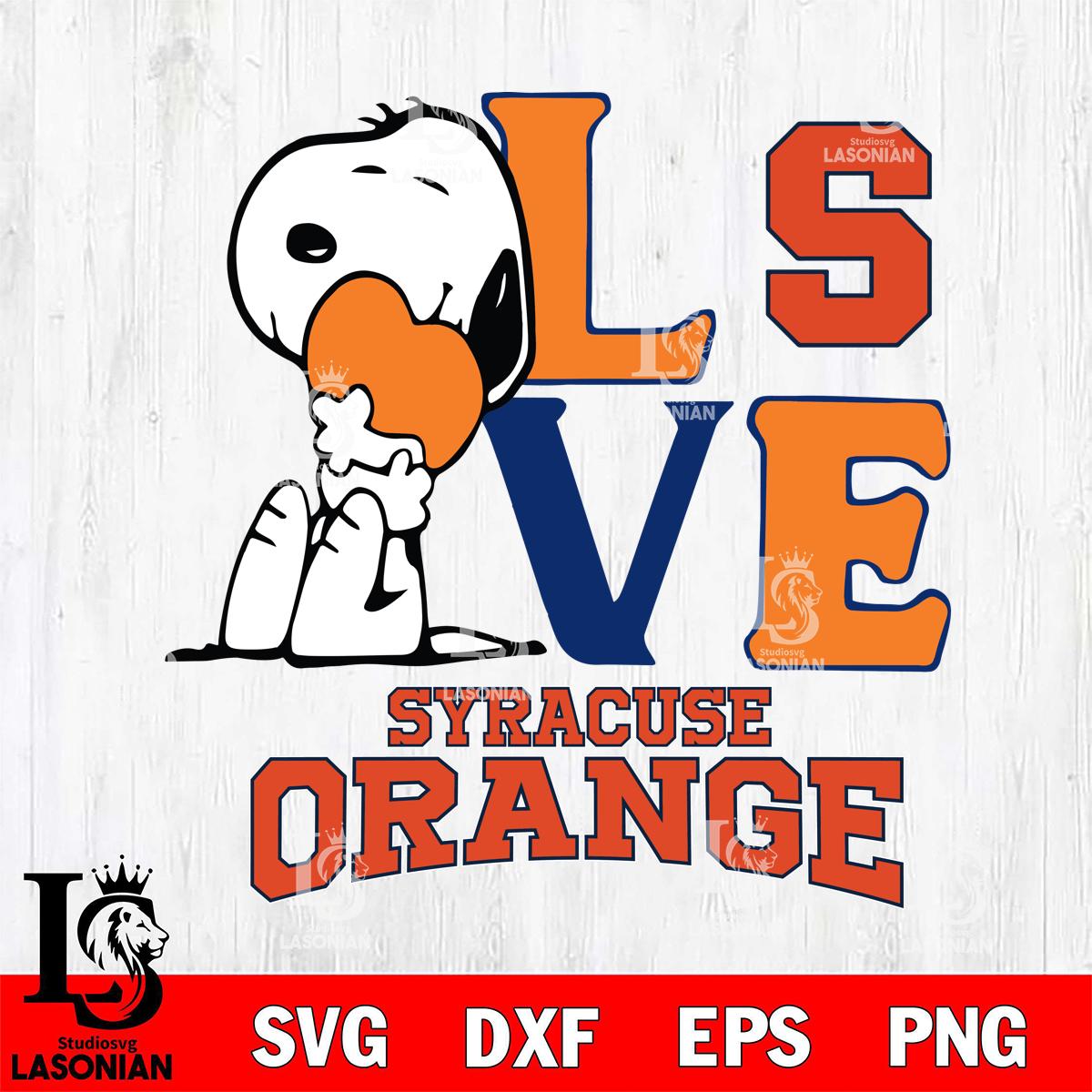 Syracuse Orange Snoopy Sport 10 – lasoniansvg