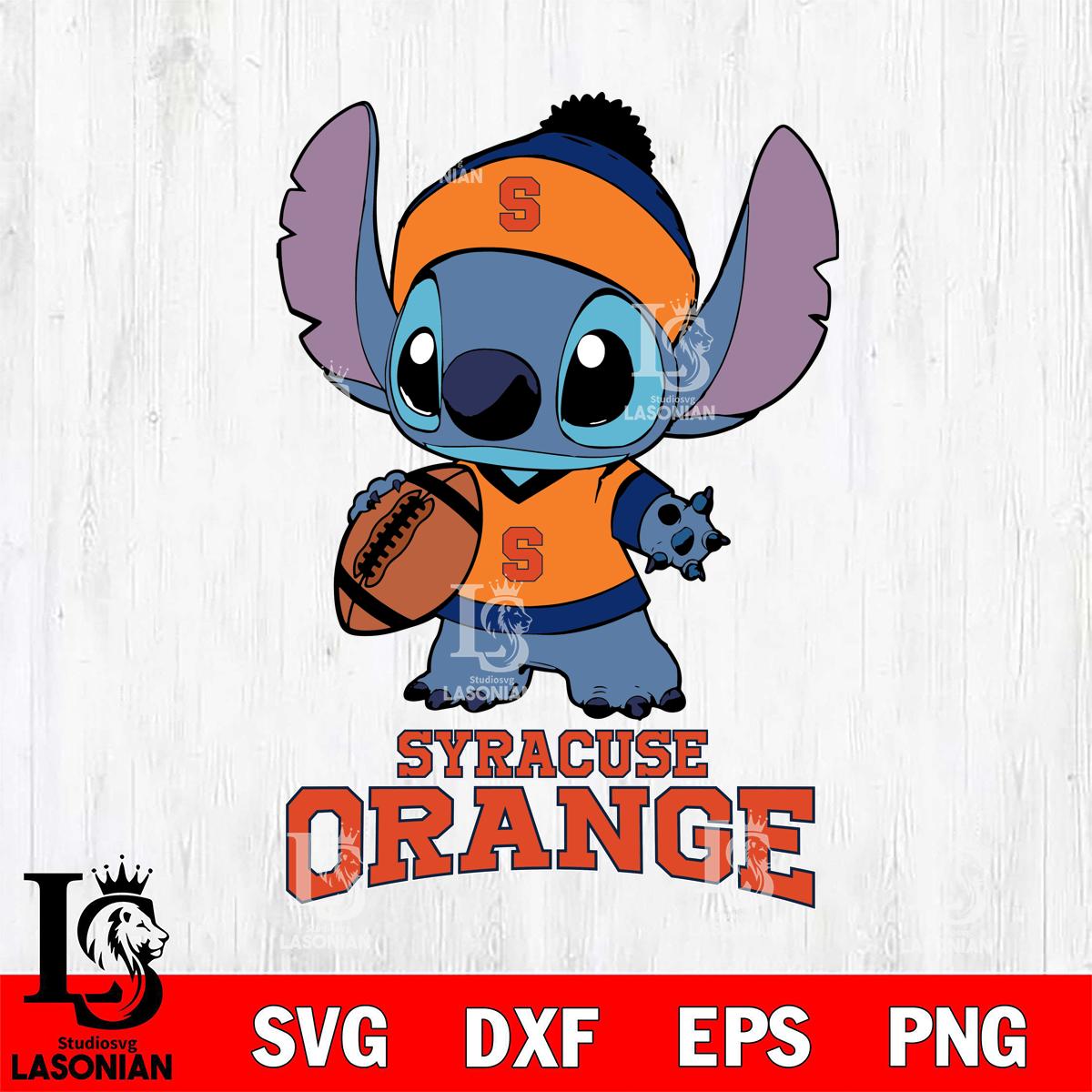 Syracuse Orange Stitch Disney – lasoniansvg