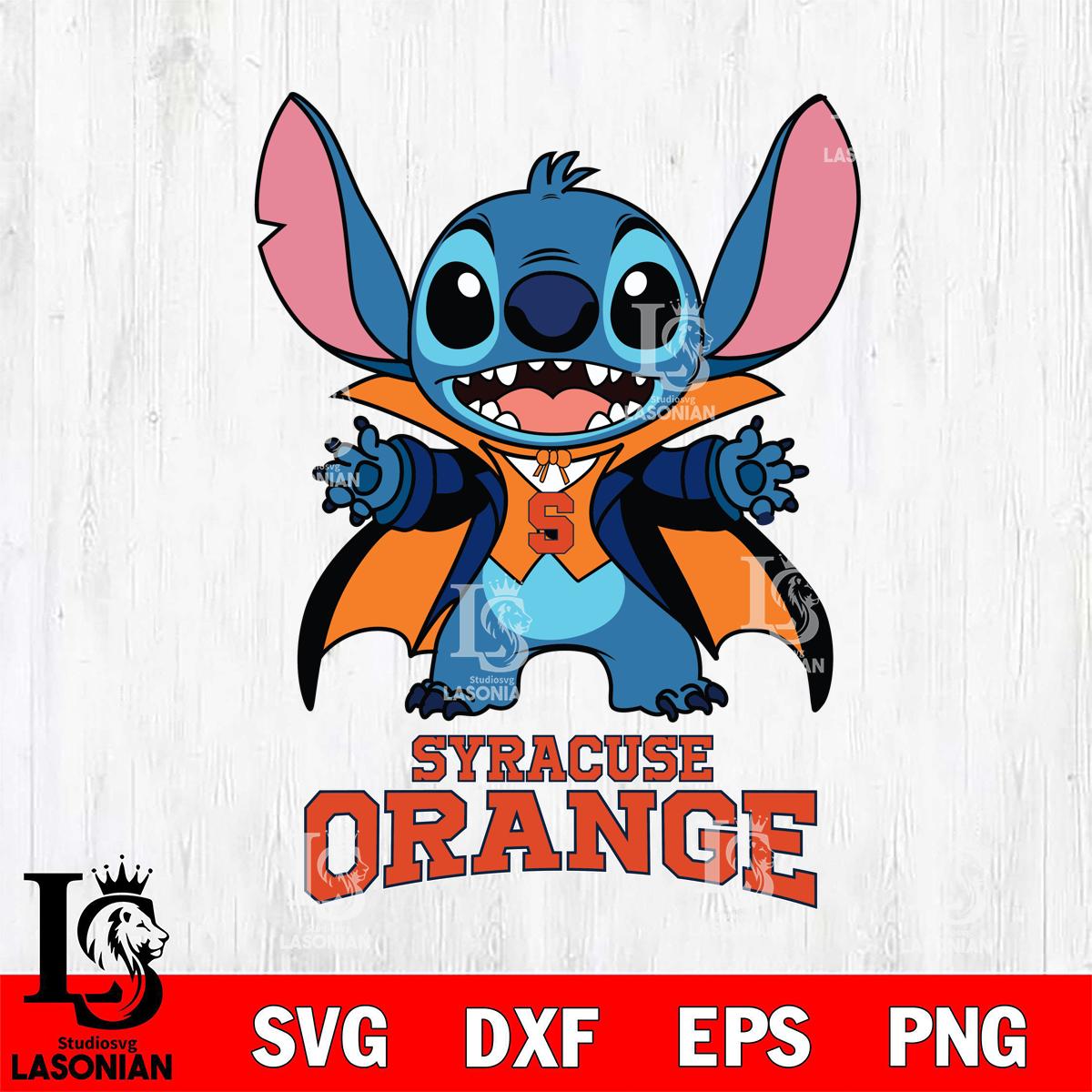 Syracuse Orange Stitch Vampire halloween – lasoniansvg