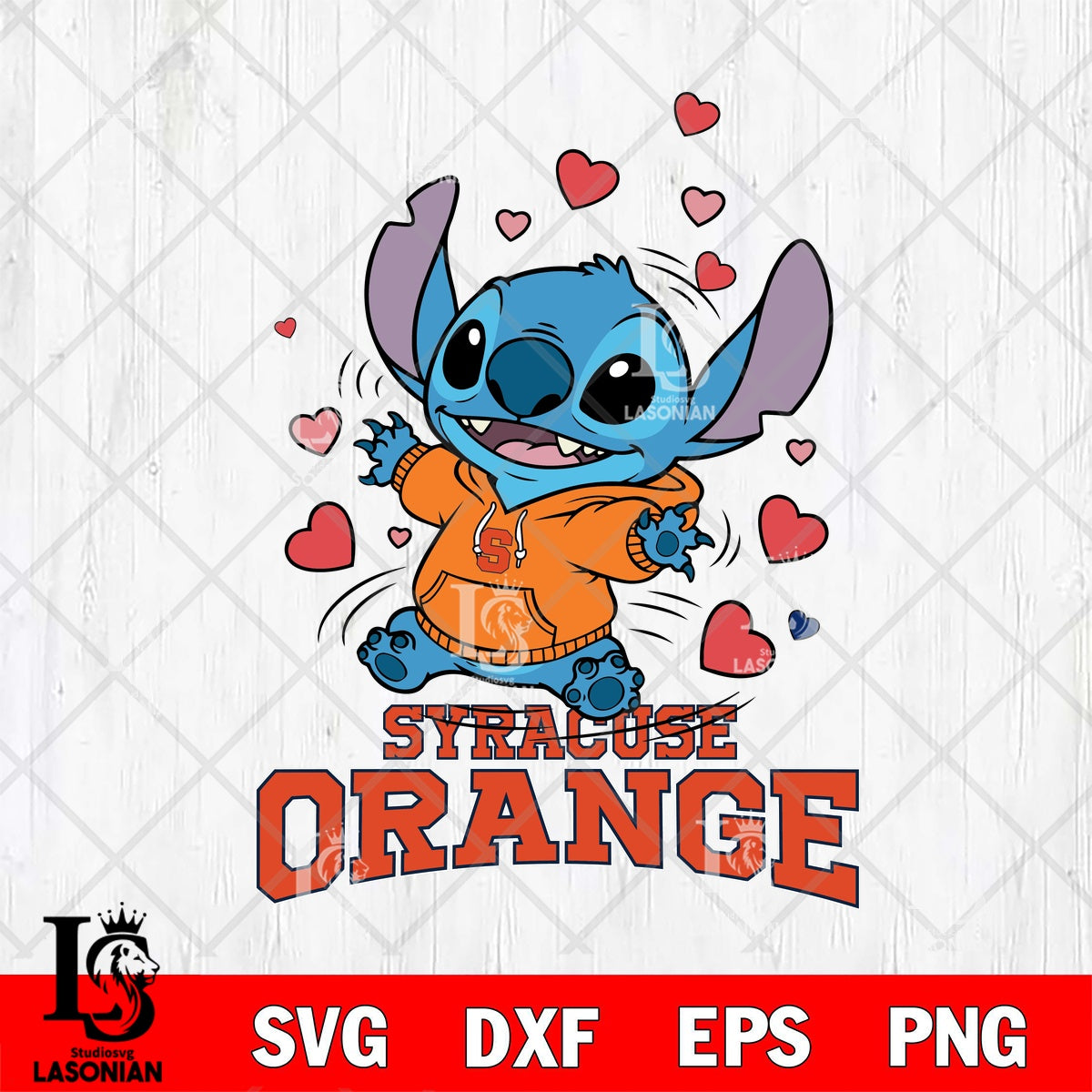 Syracuse Orange Stitch jumping File cut , Football Criucut , Digital ...