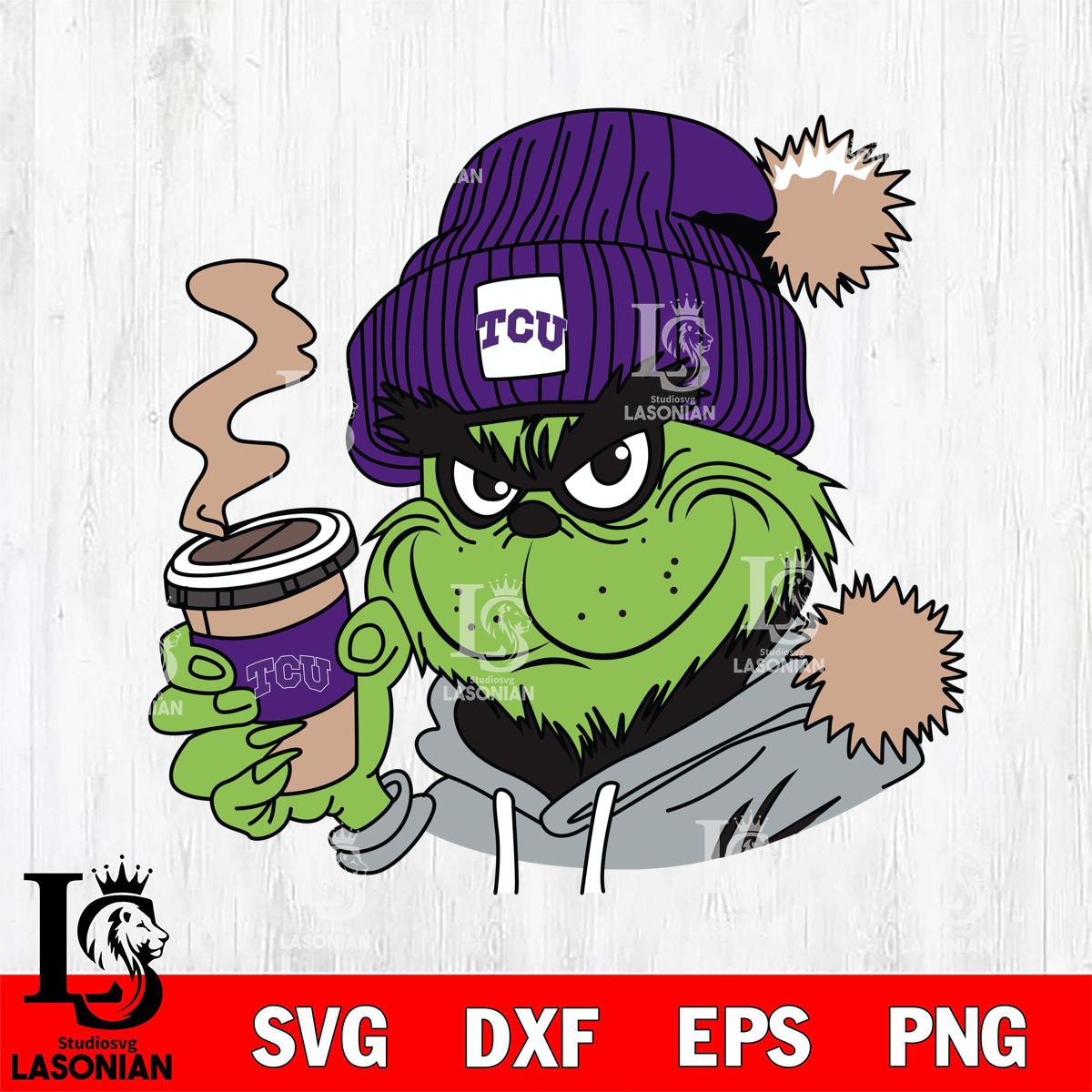 TCU Horned Frogs Boujee Grinch 4 – lasoniansvg