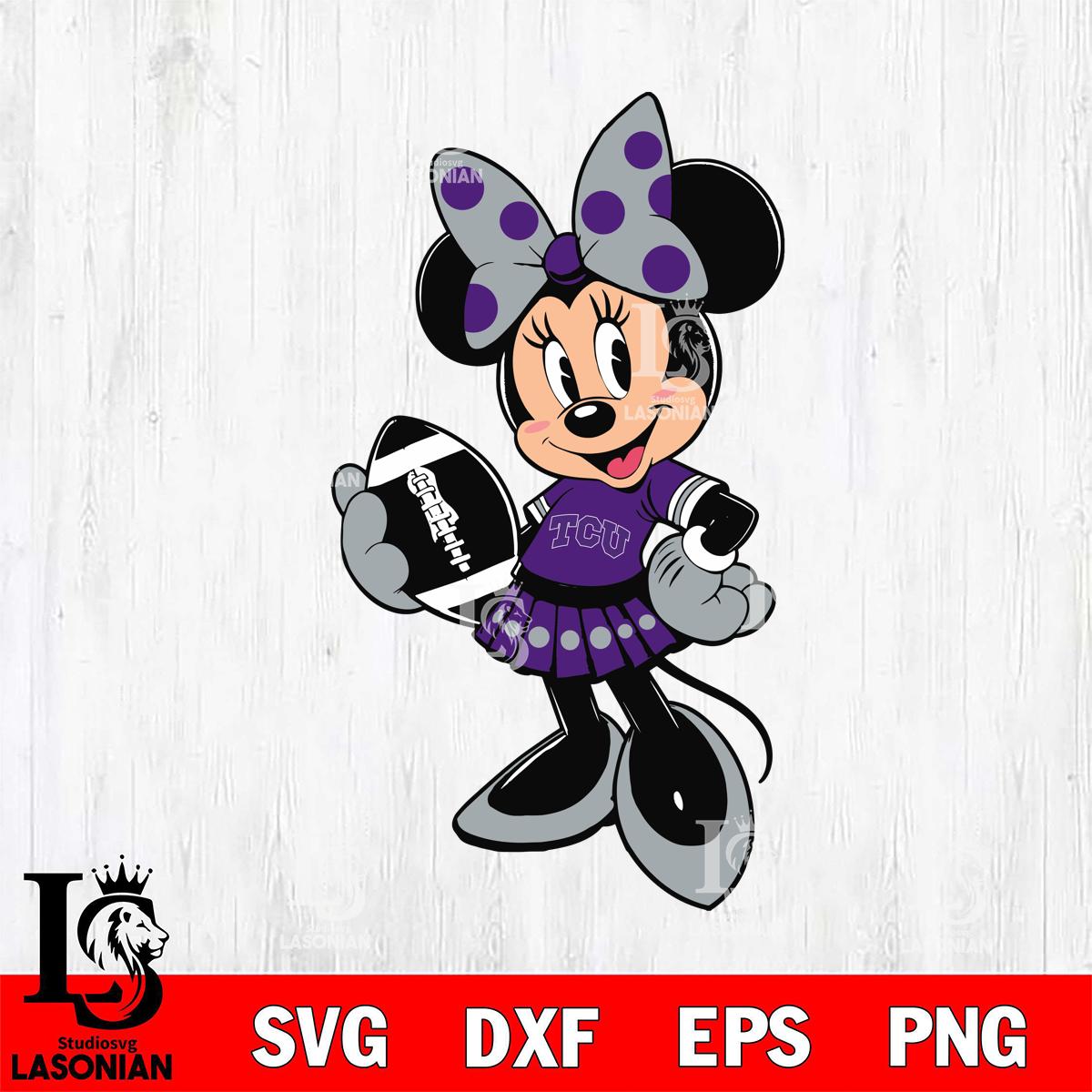 TCU Horned Frogs Minnie Mouse – lasoniansvg