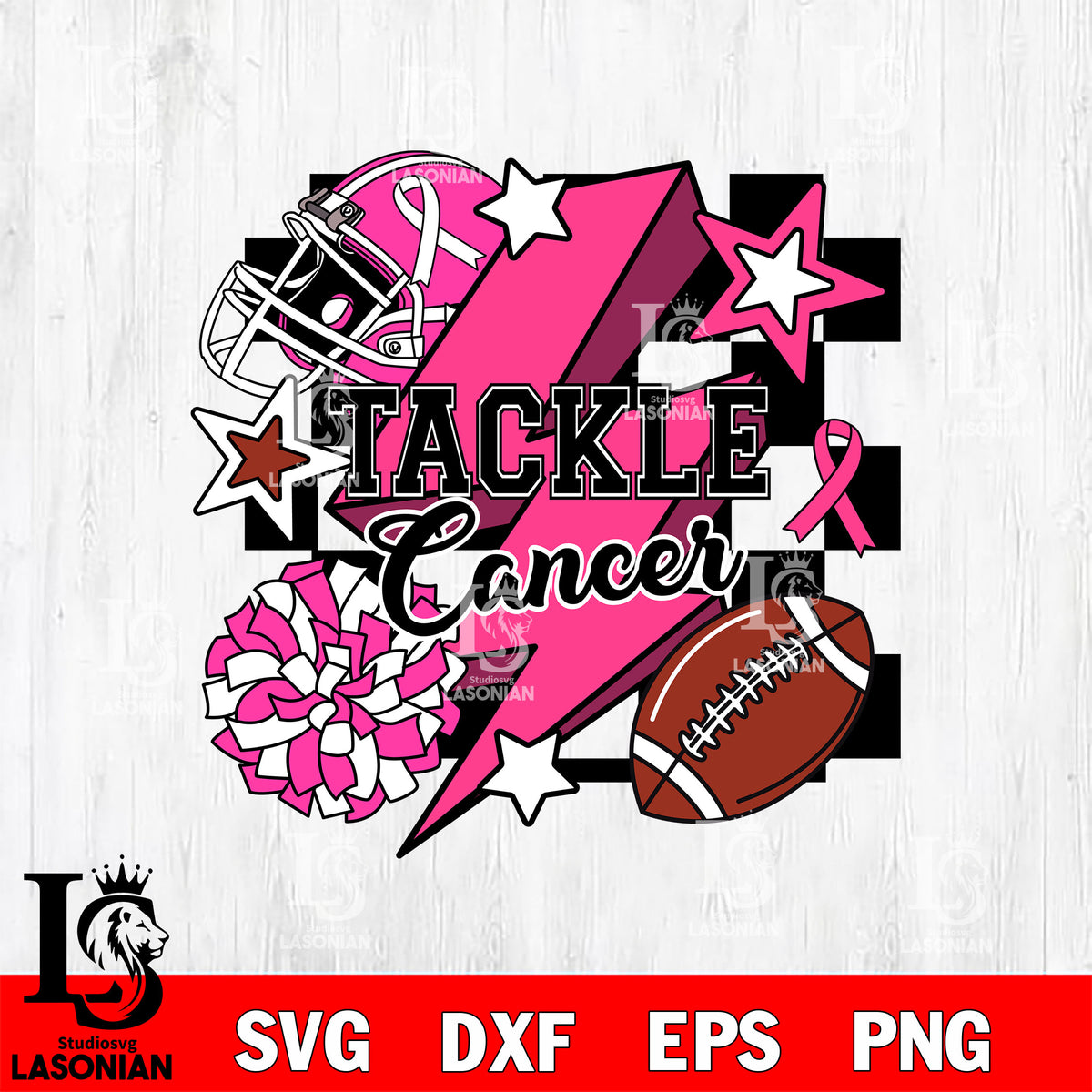 Tackle Cancer Football – lasoniansvg