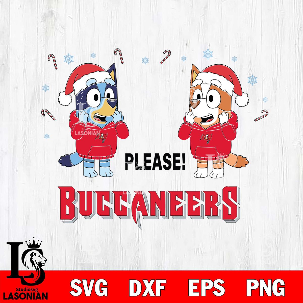 Tampa Bay Buccaneers Bluey bingo Please – lasoniansvg