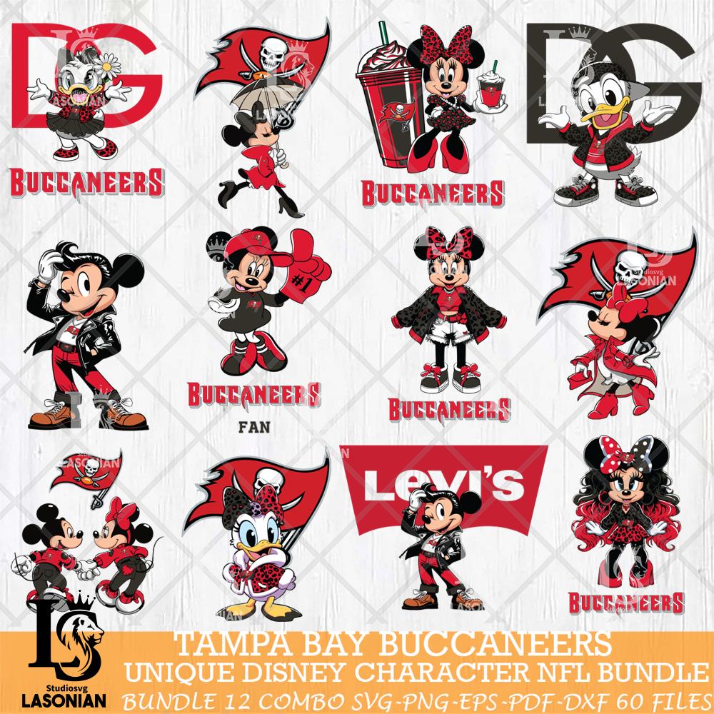 Tampa Bay Buccaneers Disney Characters NFL Bundle 12 – lasoniansvg