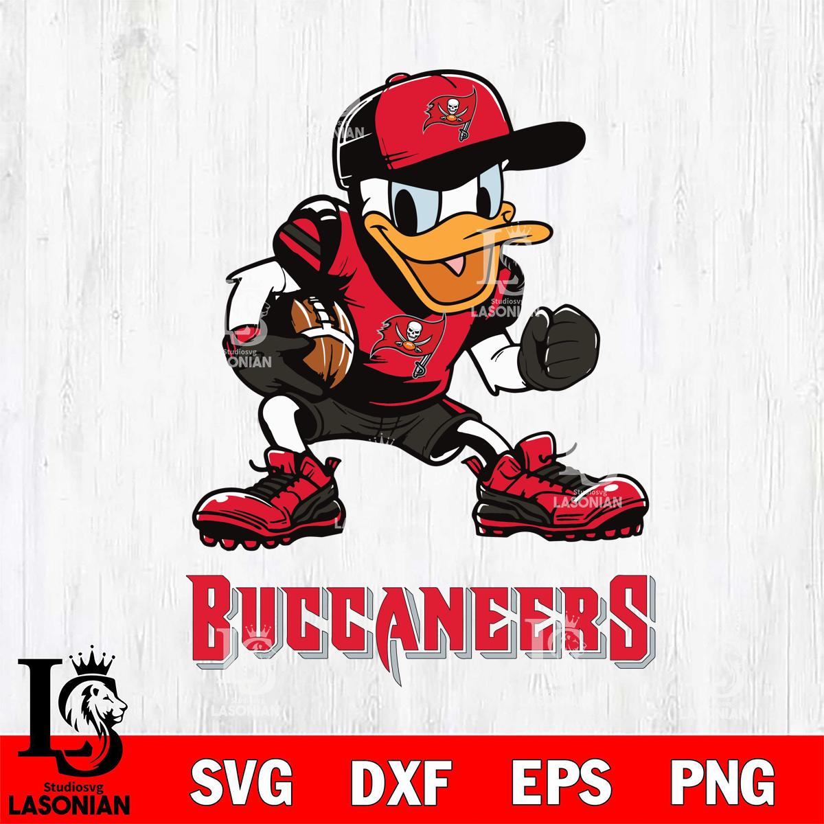 Tampa Bay Buccaneers Donal Duck Disney – lasoniansvg