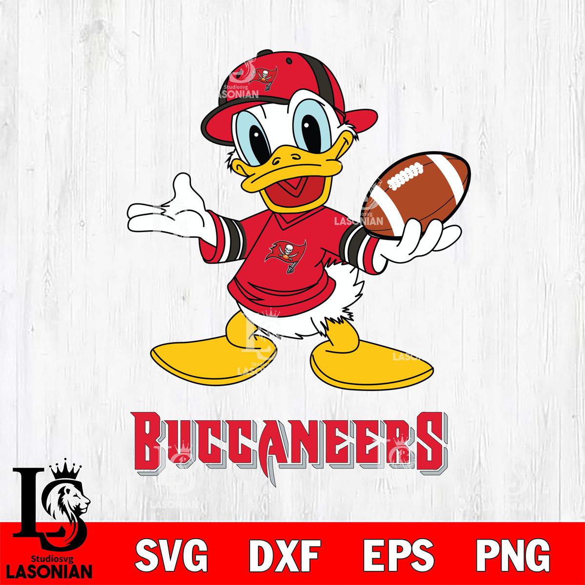 Tampa Bay Buccaneers Donald Duck Football – lasoniansvg