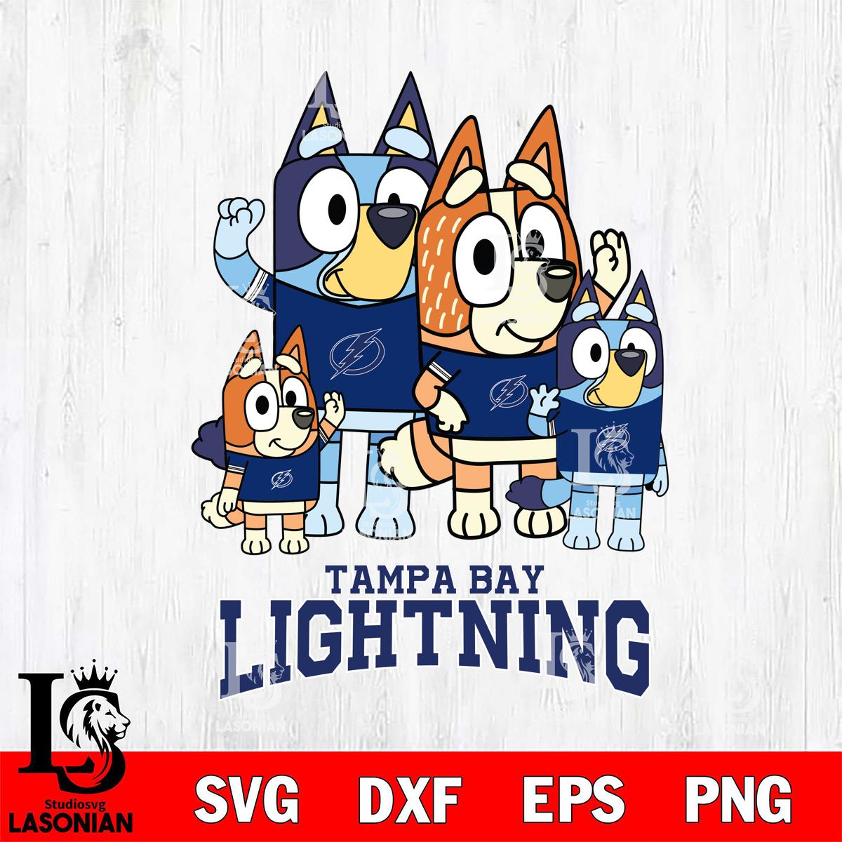 Tampa Bay Lightning Bluey & Bingo 14 – lasoniansvg