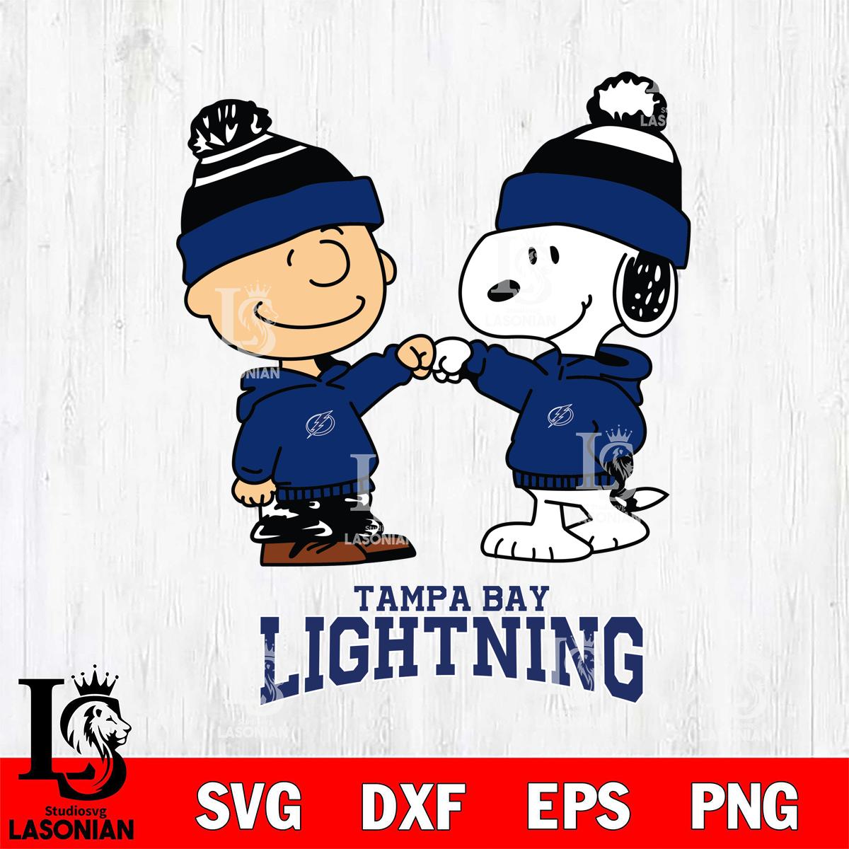 Tampa Bay Lightning Snoopy and Charlie Brown Hockey Sport – lasoniansvg