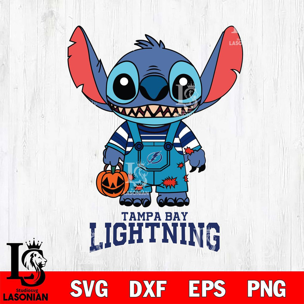 Tampa Bay Lightning Stitch Horror Halloween – lasoniansvg