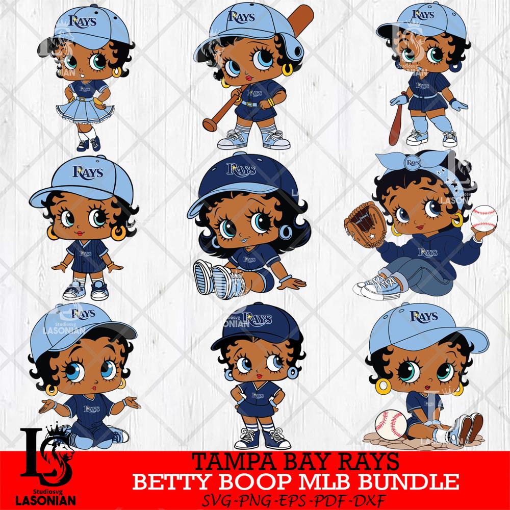 Tampa Bay Rays Betty Boop MLB Bundle 9 SVG – lasoniansvg