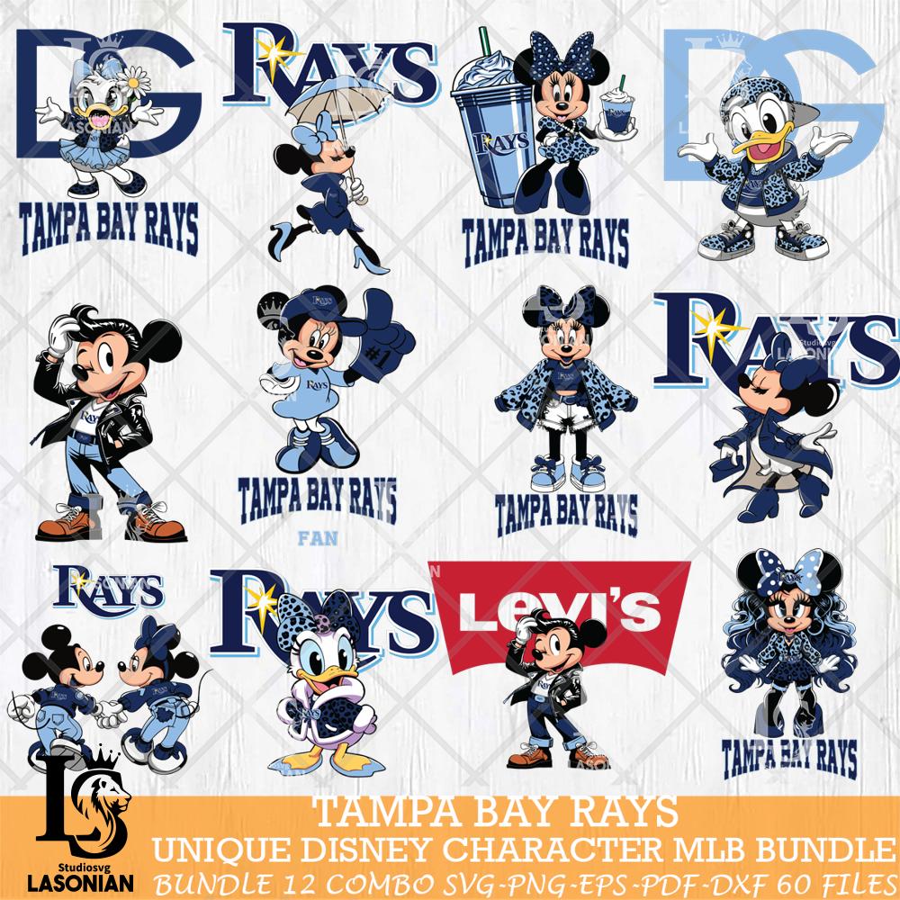 Tampa Bay Rays Disney character MLB Bundle 12 – lasoniansvg
